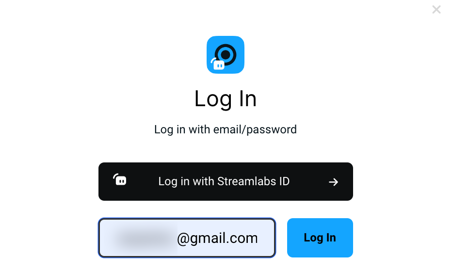 Talk Studio Logging in | Streamlabs